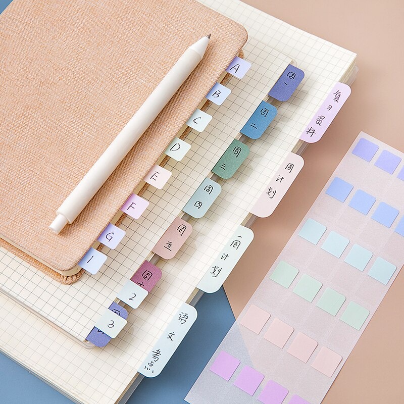 240/120/60 PCS Morandi Color Index Label Sticker Color Classification ...