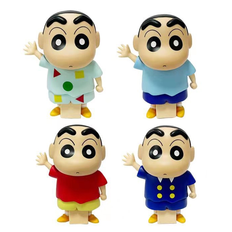 18cm Anime Crayon Shin-chan Figure Nohara Shinnosuke Pajamas School ...