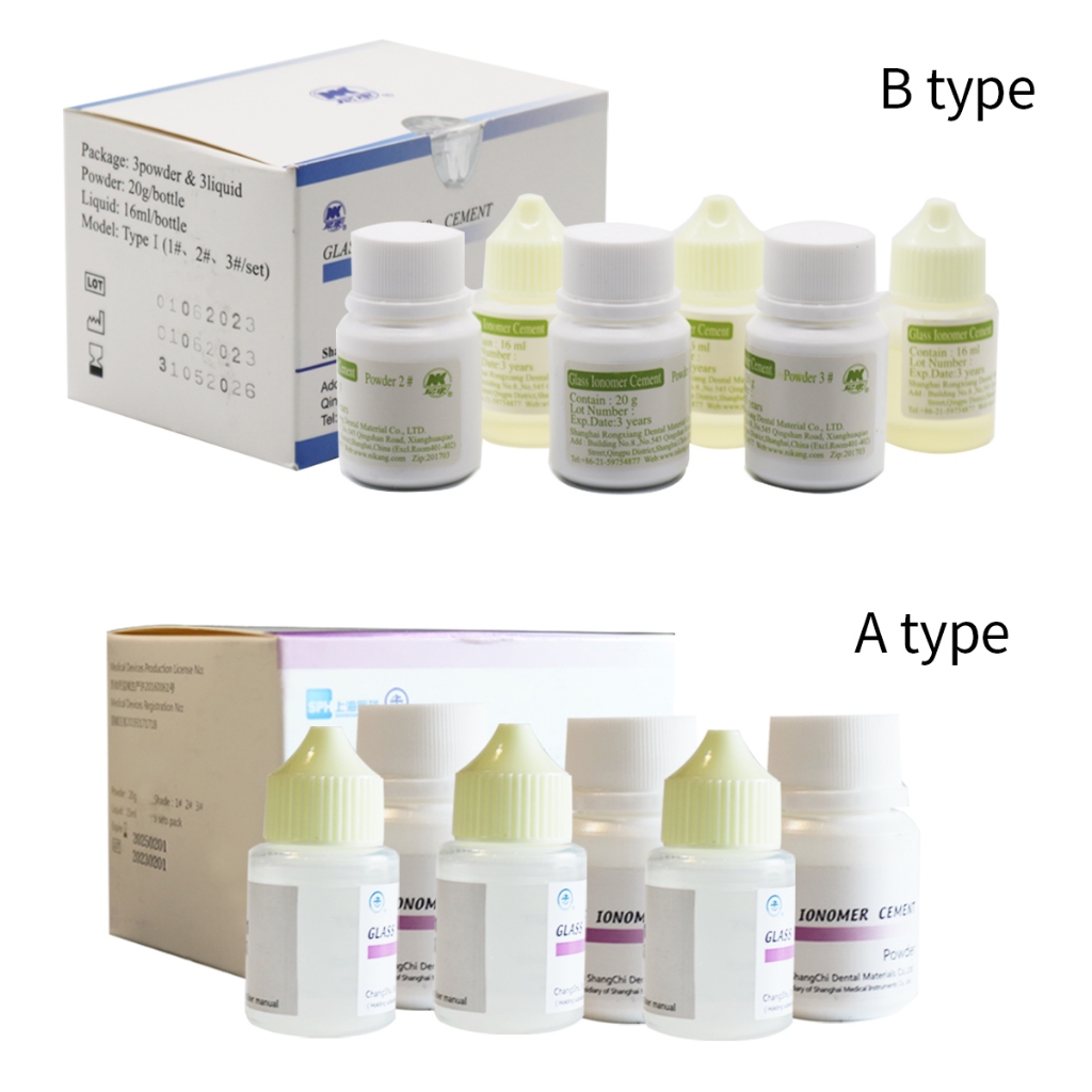 1 Powder 1 Liquid Dental Orthodontic GIC Filling and Luting Glass ...