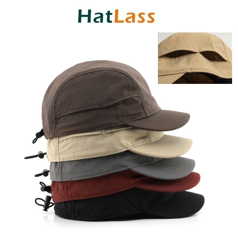 HatLass Short Brim Baseball Cap Hat [Ready Stock]/Man Fashion Casual ...