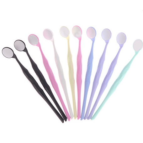10pcs Dental Double/Single Sided Mouth Mirrors Premium Front Surface ...