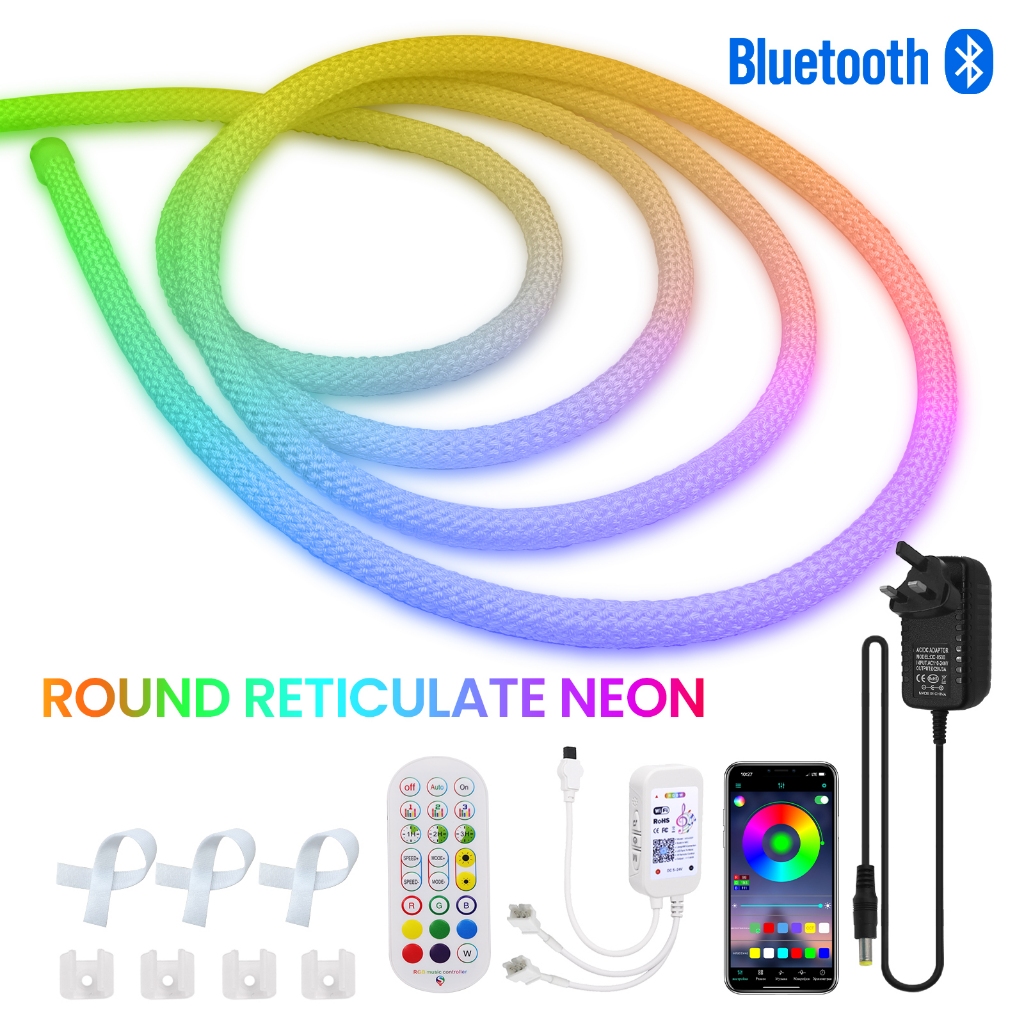 RGB LED Strip Light RGBIC Dream color Neon Light 5V WS2812B Addressable ...