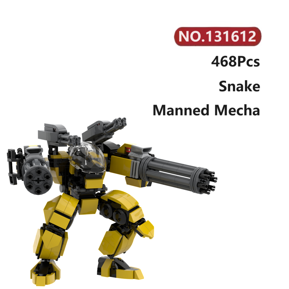 [MOC]Snake Manned Mecha Building Blocks 468 Pcs Mecha Bricks Toy Set ...