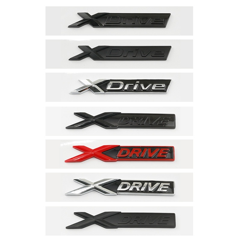 BMW modification Xdrive Sdrive logo BMW Trunk Fender side emblem ...