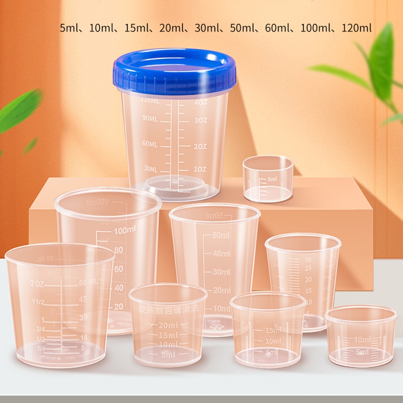 Measuring cup Graduated cup Plastic with lid various specifications ...