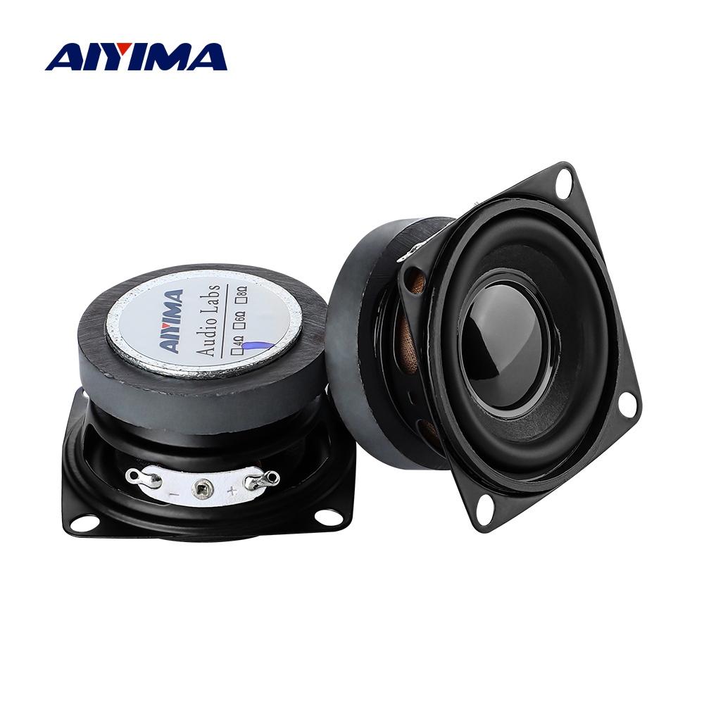 AIYIMA 2Pcs Subwoofer HIFI 2 Inch 4Ohm 5W Speaker Mini Woofer Speakers DIY Audio Subwoofer ...
