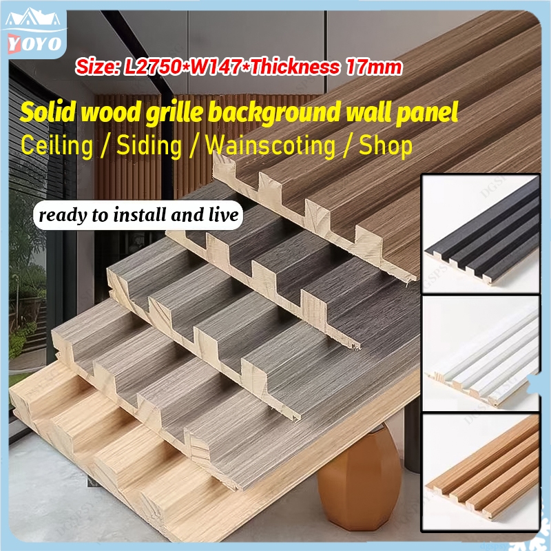 Partition wall Board solid wood grille wood grille back wall grille ...