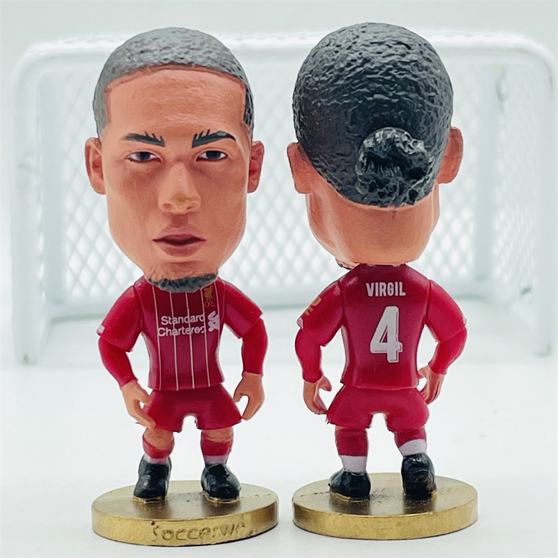 Soccer Dolls Liverpool Virgil van Dijk Mohamed Salah Figures 2019-2020 ...
