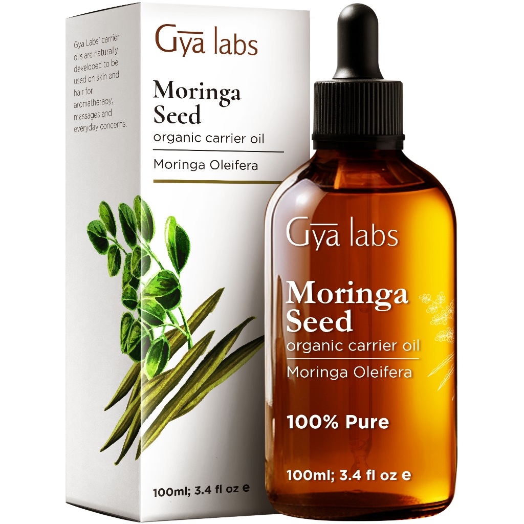 Gya Labs Organic Moringa Oil For Skin, Hair - Cold Pressed Moringa Oil ... Gya Labs Organic Moringa Oil For Skin, Hair - Cold Pressed Moringa Oil ...