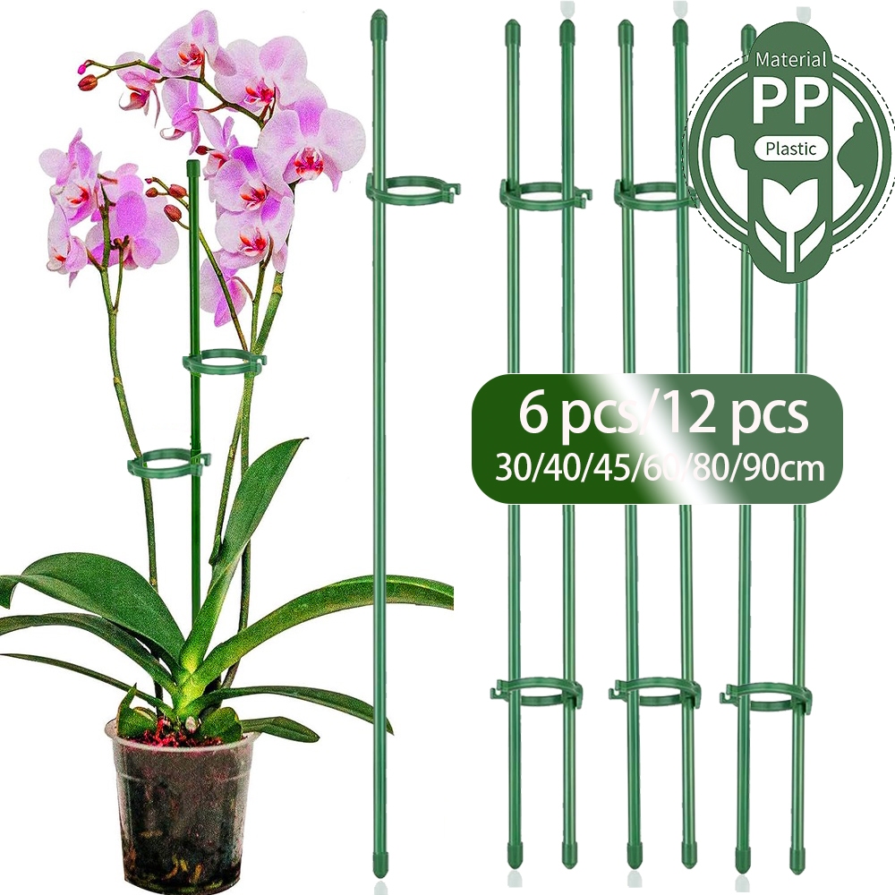 30/40/45/60/80/90cm Plant Stakes Adjustable Plant Support Stakes ...