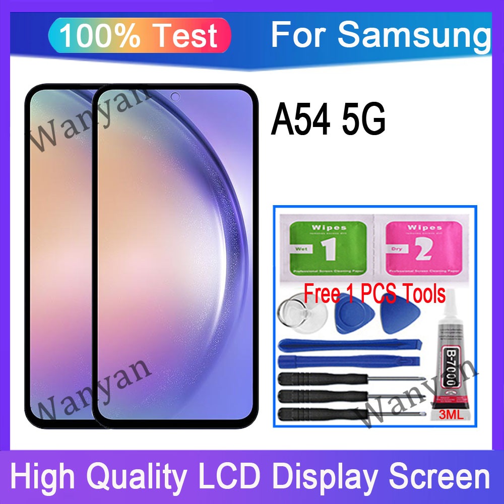 Original/AMOLED/TFT Samsung Galaxy A54 5G LCD Touch Screen With Frame ...
