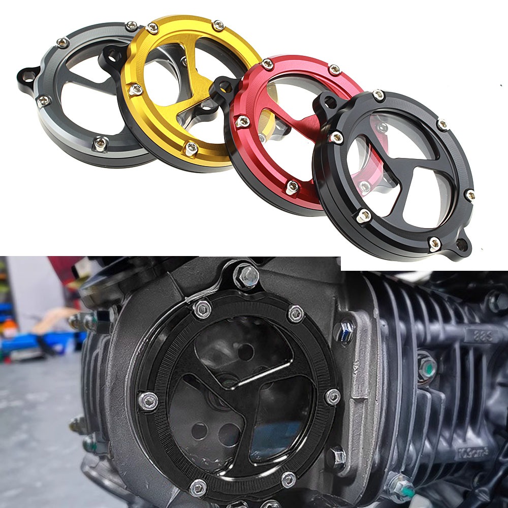motorcycle transparent visible clutch disc cover oil leakage prevention ...