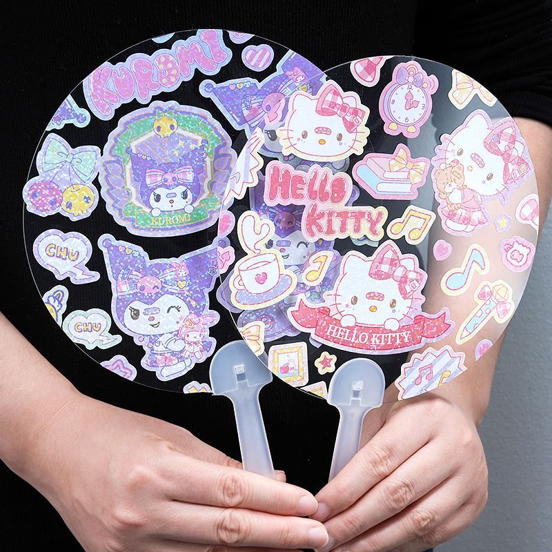 Sanliou Guka Fan Set Large Children's Diy Guka's Gupan Large Kuromi ...