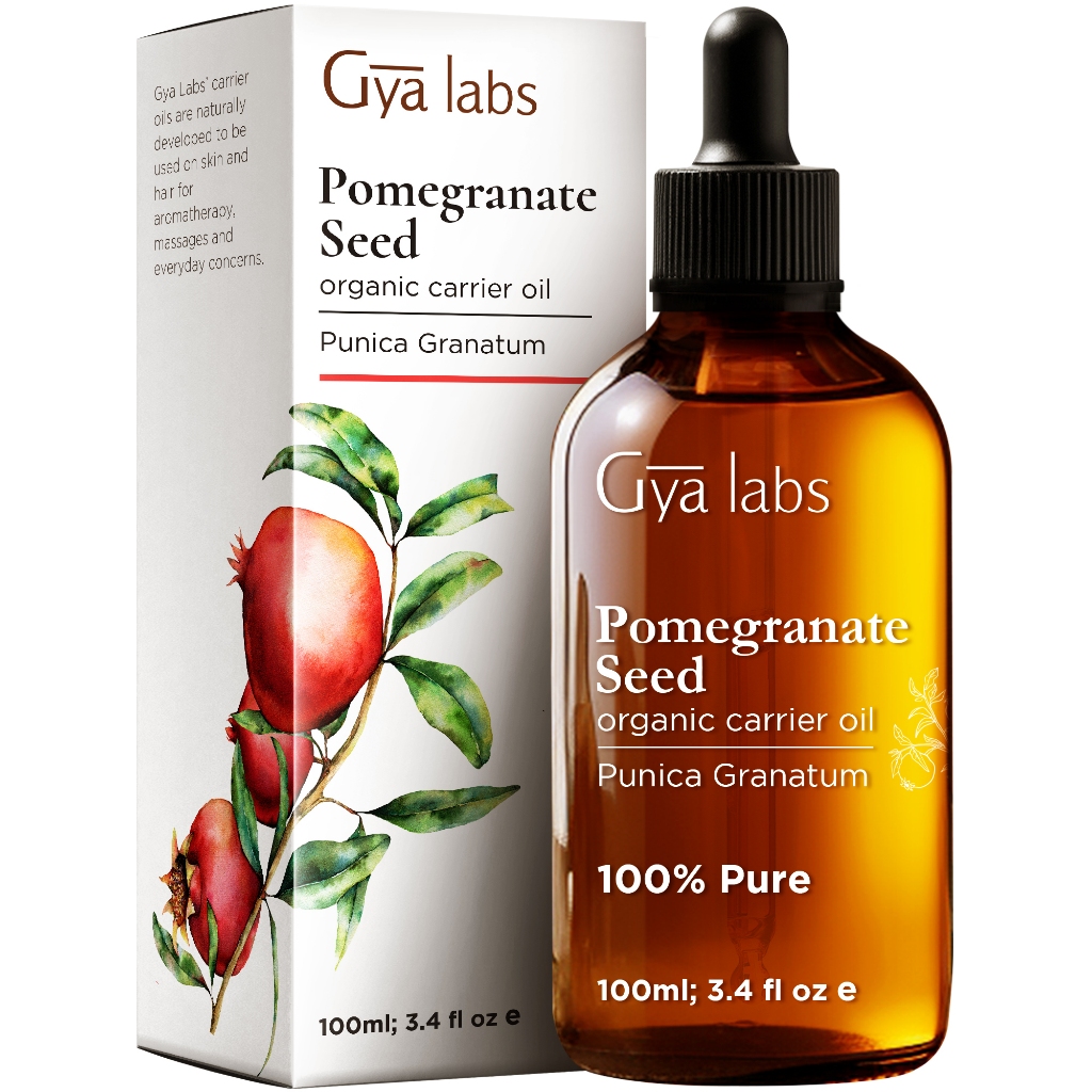 Gya Labs Minyak Biji Delima Organik untuk Kulit, Muka & Badan - Minyak ...