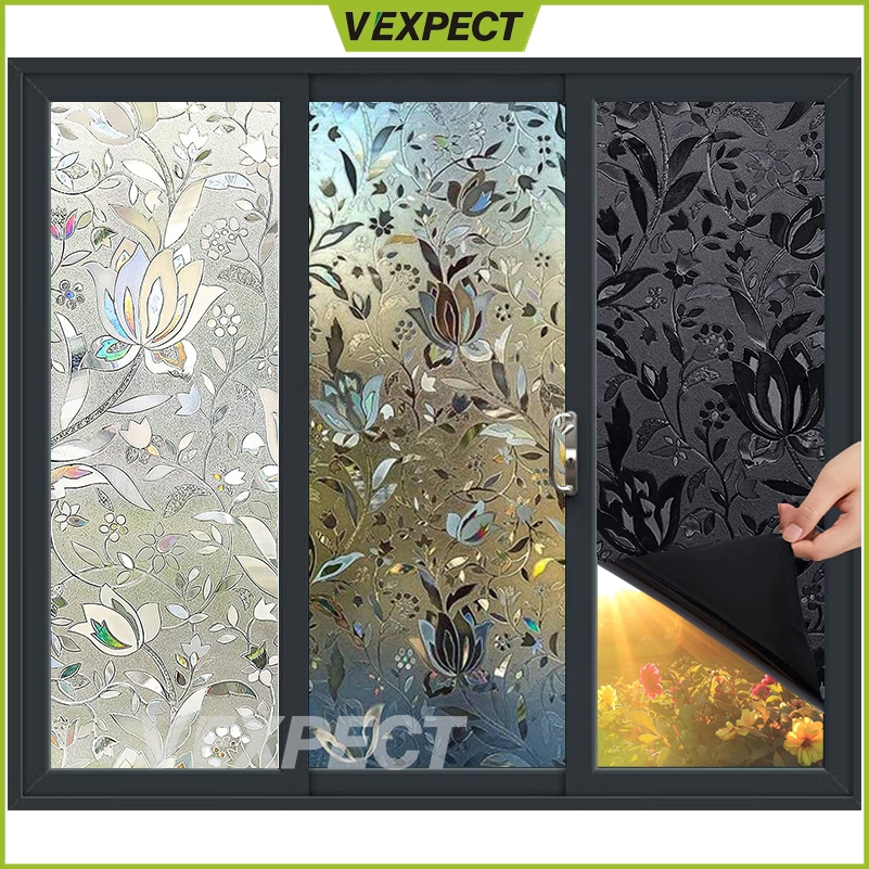 Window Glass Privacy Sticker, 3D Decorative Window Glass Film, Sun ...