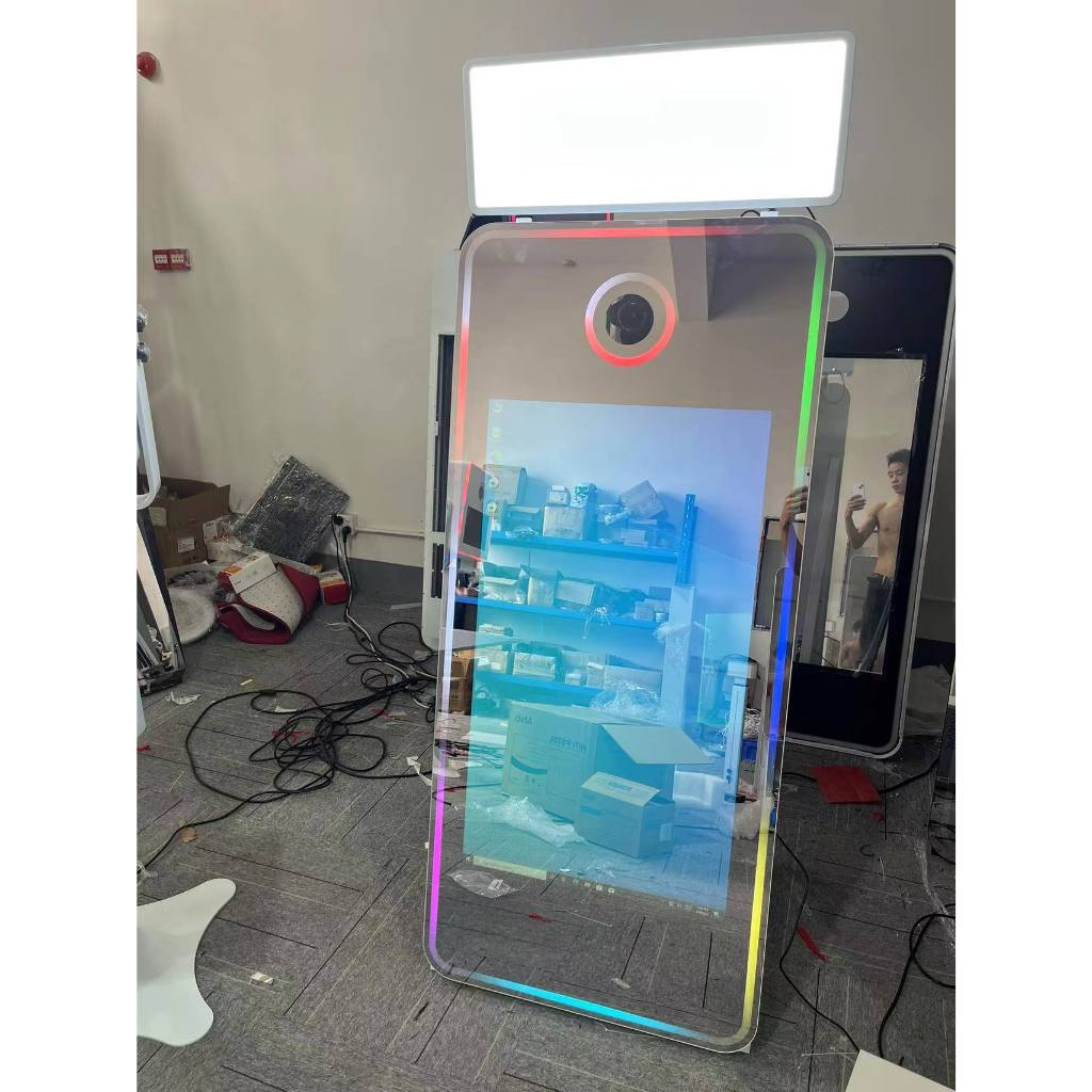 《KL IN STOCK》 Flight case 70 inch mirror booth magic foto master hot ...