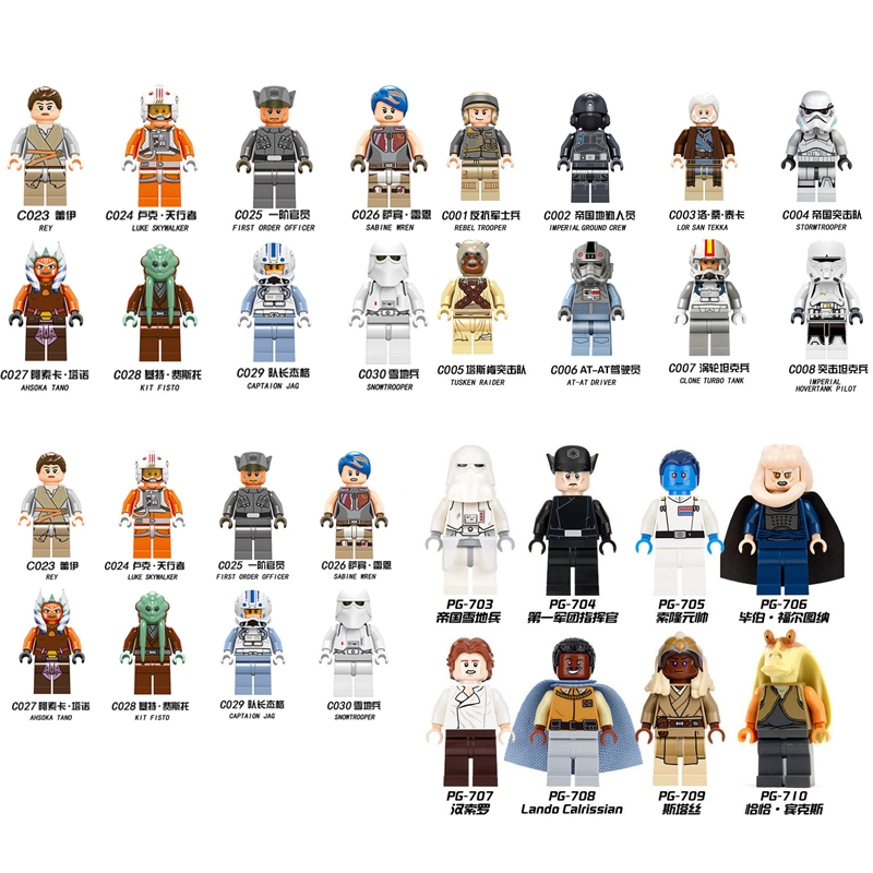 LUKE SKUWALKER Building Blocks Star Wars Figures Toy Minifigures ...