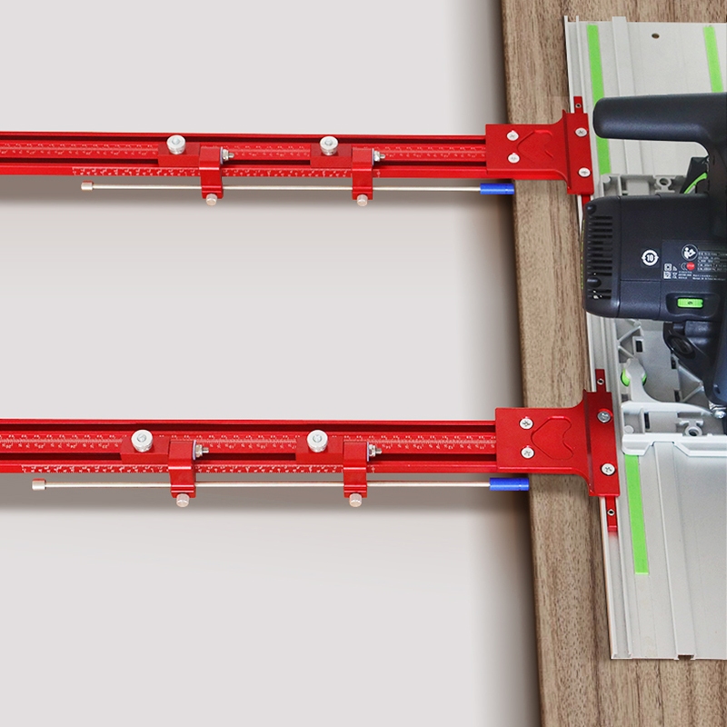 Parallel Rail Guide System Aluminium Alloy Circular Saw Track Set Fixed ...