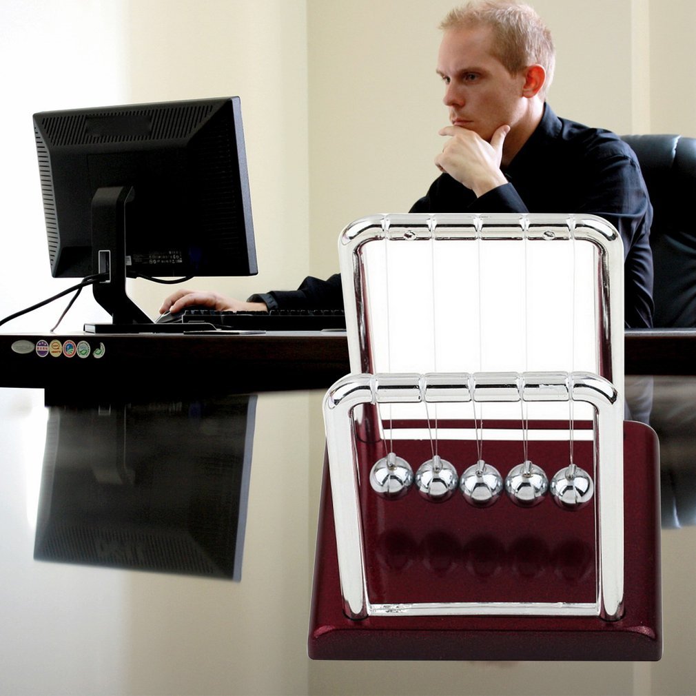 Early Fun Development Educational Desk Toy Gift Newtons Cradle Steel ...