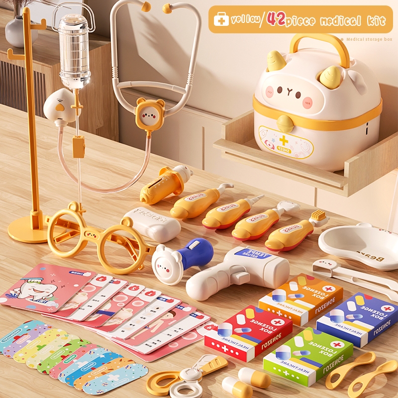Yimi Doctor Toy Set Medical Tools Set Doctor Costume Dentist Role Play ...
