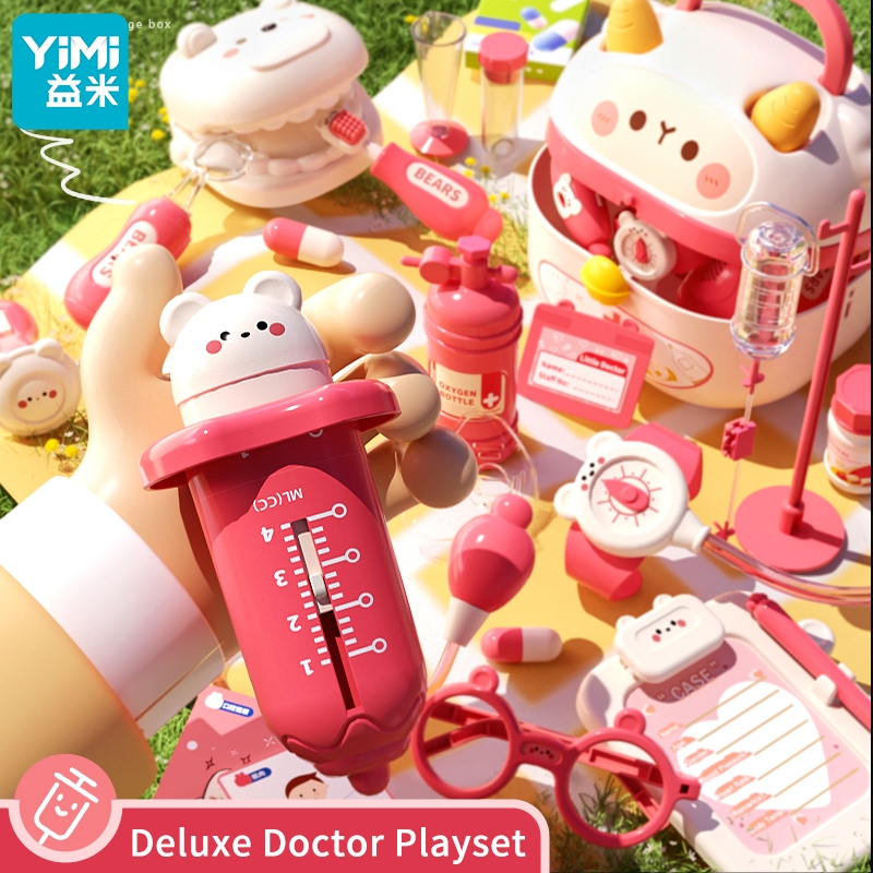 Yimi Doctor Toy Set Medical Tools Set Doctor Costume Dentist Role Play ...