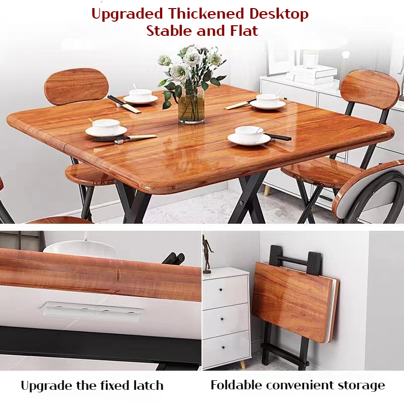 Foldable Table / Meja Makan / Foldable Dining Table / Meja Lipat ...