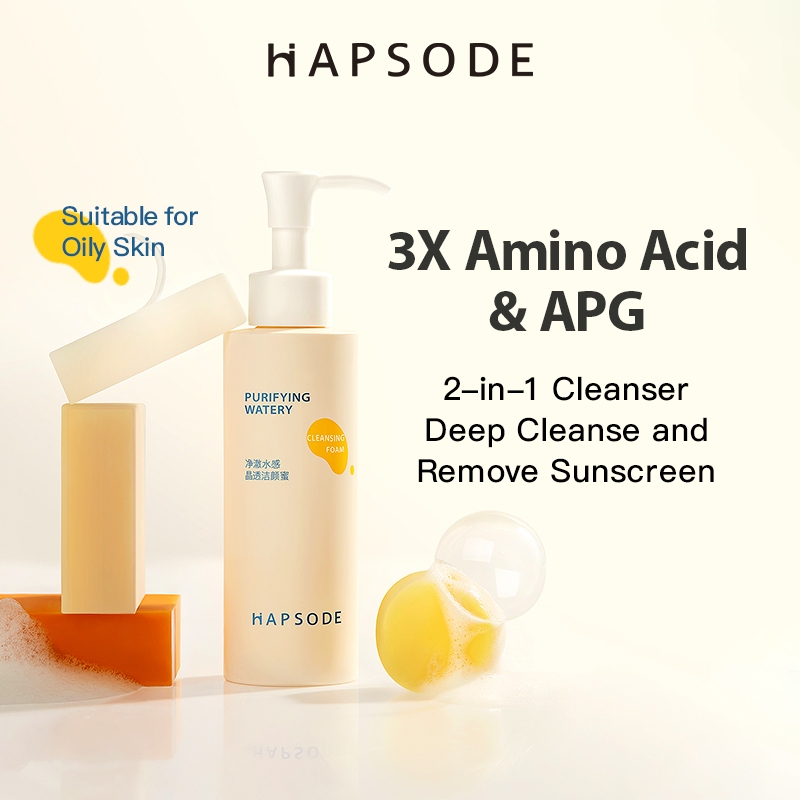 HAPSODE Purifying Watery Cleansing Facial Cleanser Light Make Up Remover Smoothing For Oily Skin ...