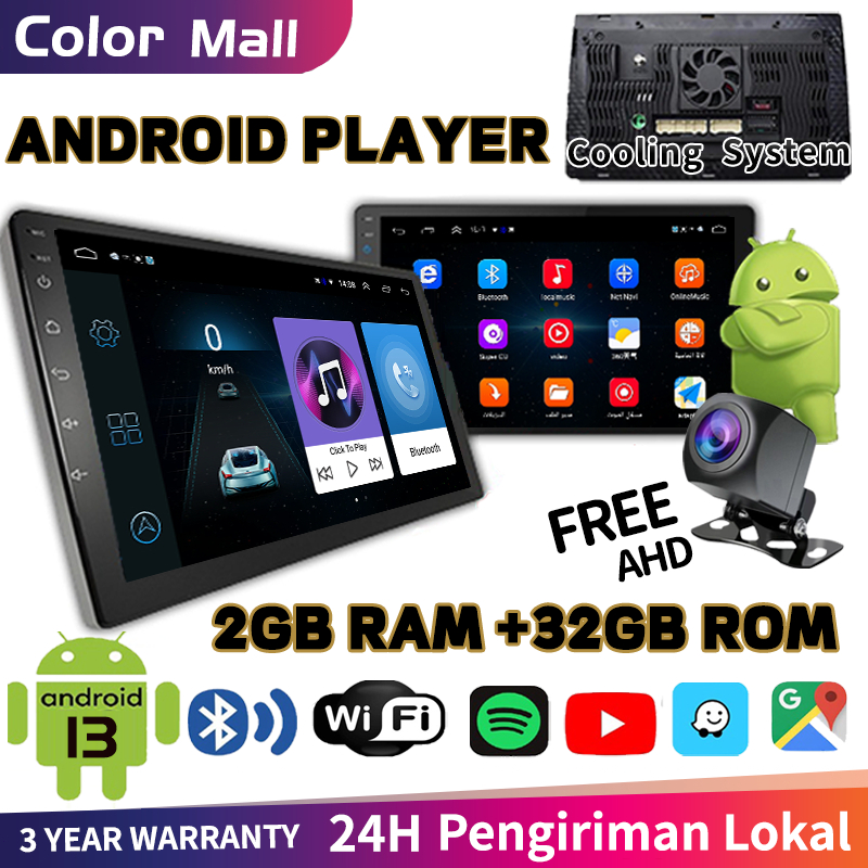 LOWEST PRICE [ 2GB RAM+32G IPS ] Android Player 7 9 10 inch Double Din ...