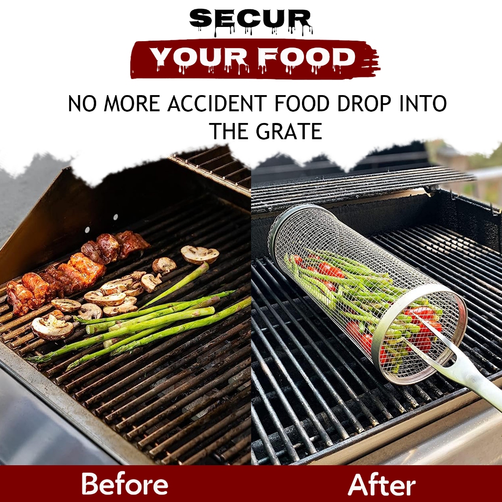 【In stock】Baking Tray Circular Barbecue Rack Stainless steel ...