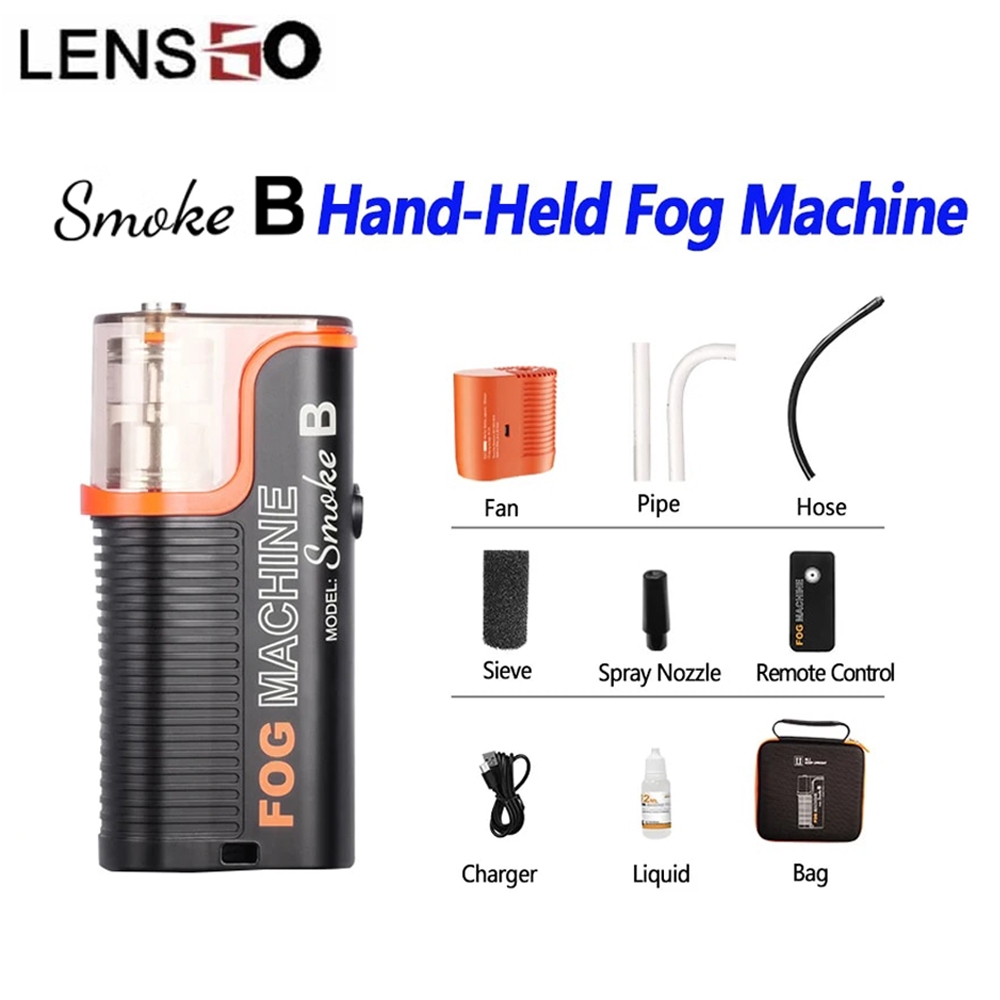 LENSGO Smoke B 40W Portable Hand-Held Fog Machine Studio Short Video ...