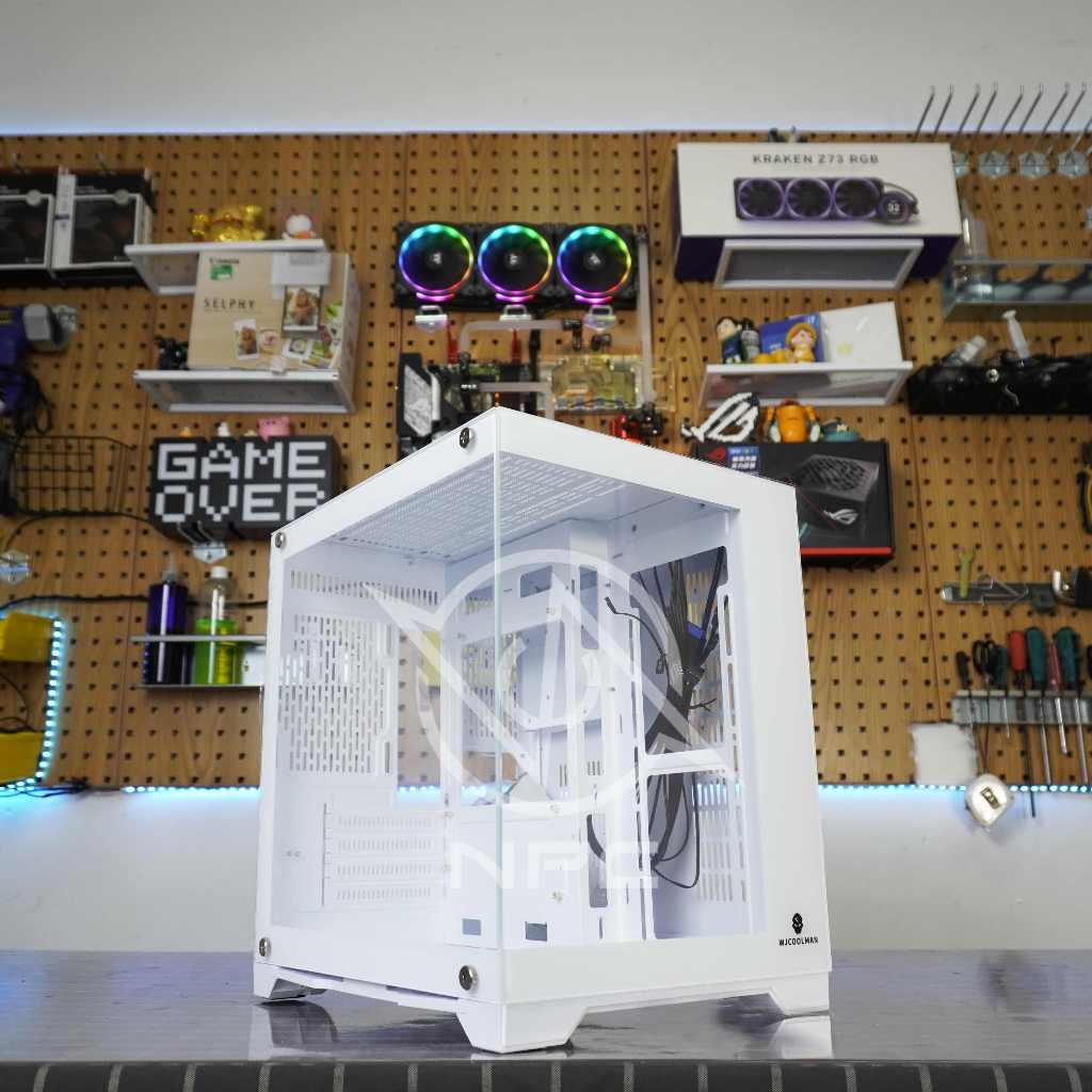 Tsunami Coolman Mini Vision ARGB Panorama Tempered Glass M-ATX Gaming ...