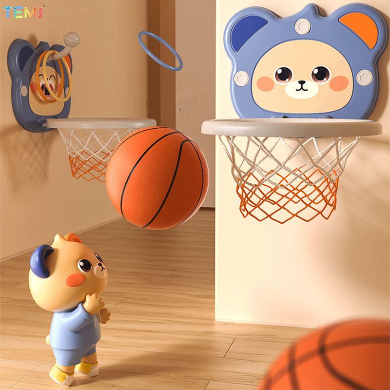 TEMI Basketball Shooting Game Adjustable Cartoon Hanging Electronic ...