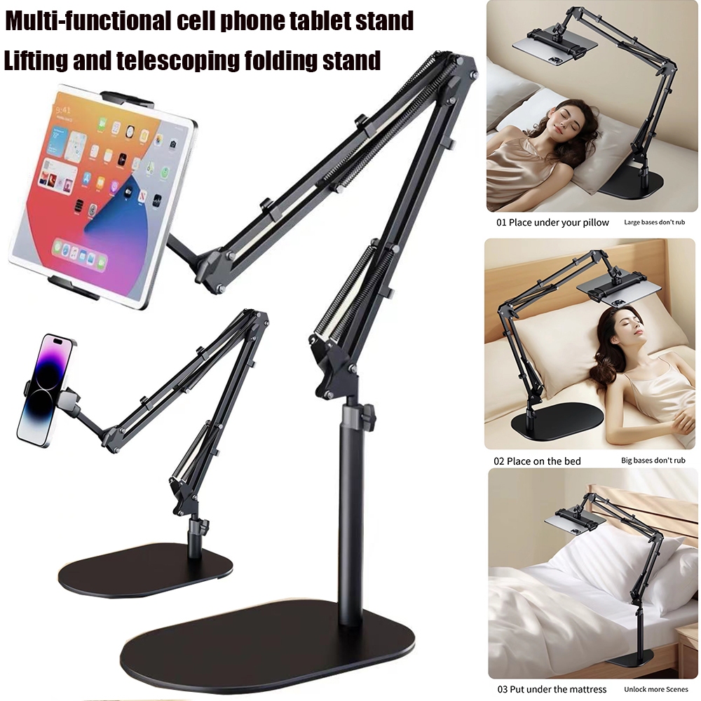 New hidden bedside/desktop stand lift telescopic cantilever cell phone ...