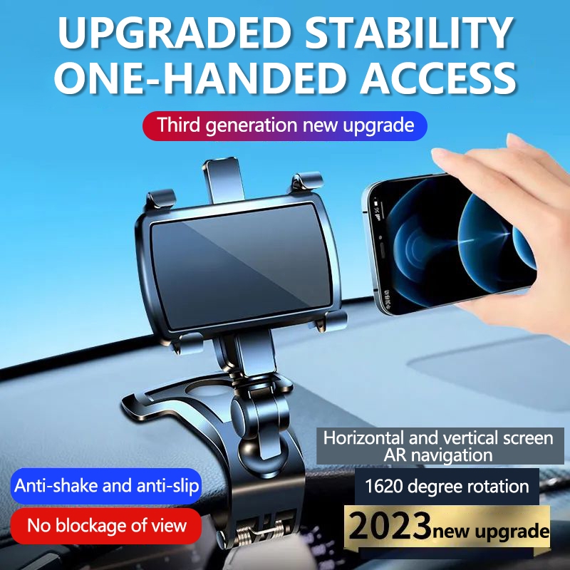 360º Car Phone Holder Mobile Dashboard Holder Pemegang Telefon Mudah ...