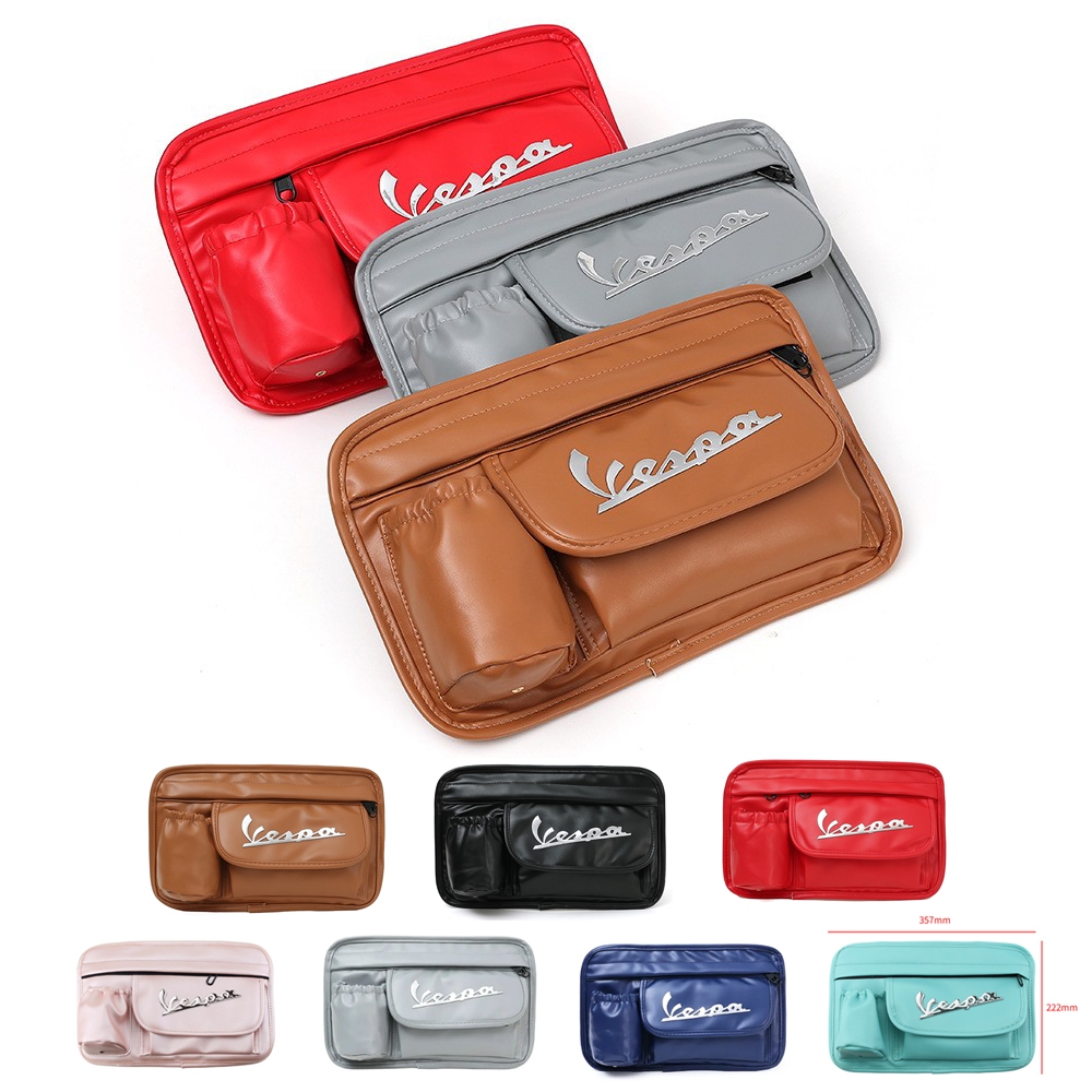 Universal Leather Storage Bag for Piaggio Vespa GTS 150 125 200 Super ...
