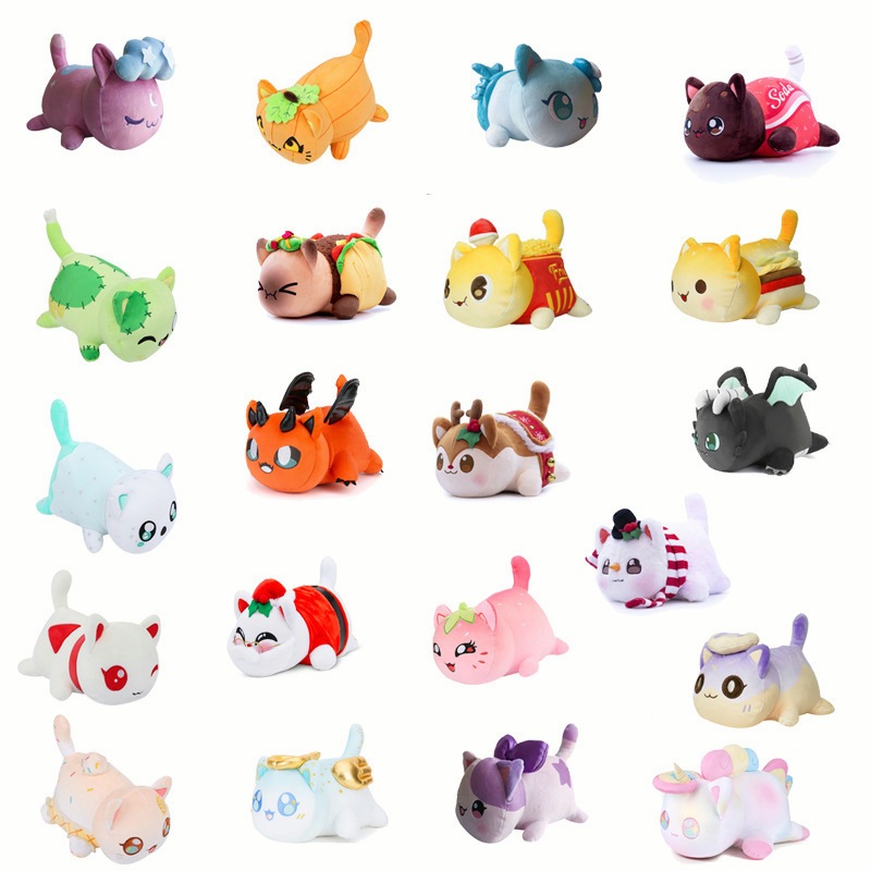 Aphmau Meow Cat Plush Toy Soft Meemeow Plush Donut Cat Sandwich Plush ...