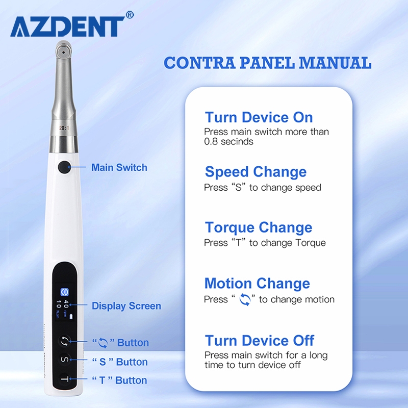 Dental Electric Wireless Torque Driver Implant Torque Wrench | Shopee ...