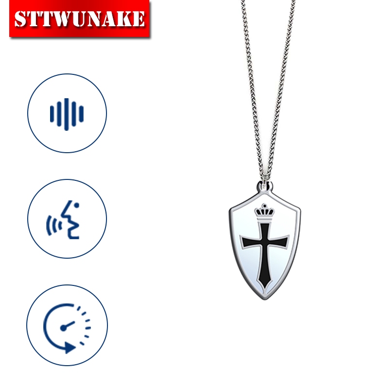 Mini Voice Activated Recorder Necklace Spy Digital Audio Recording ...