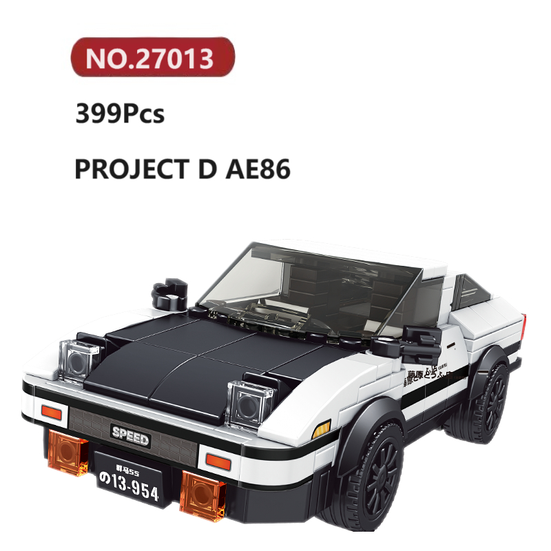 Project D AE86 Building Blocks 427 Pcs Mould King Racing Sport Car ...