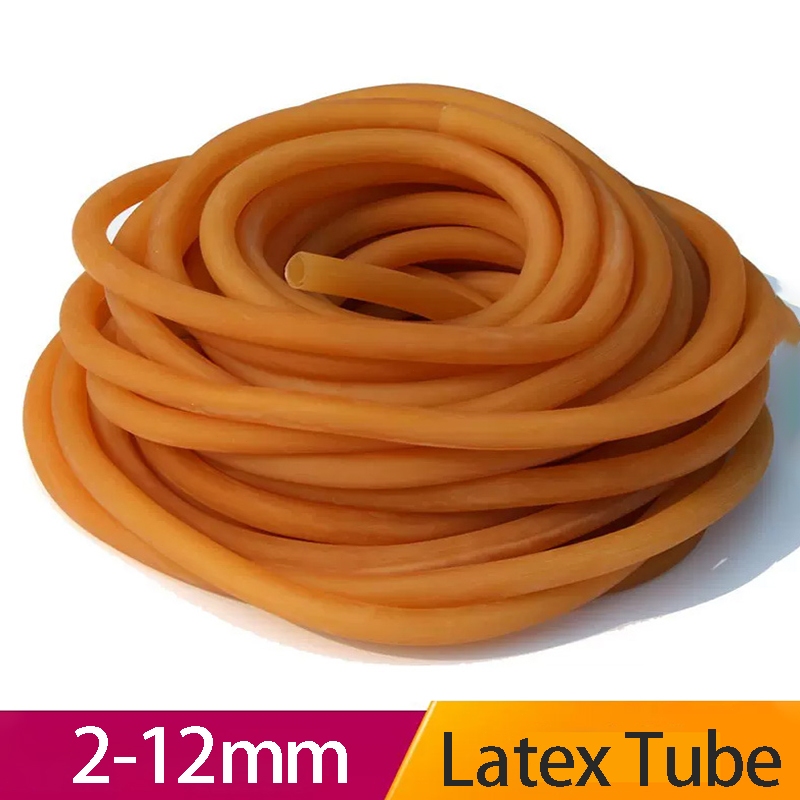 Yellow Latex Hose 2mm~12mm High Elasticity Rubber Hose Stop Blood ...