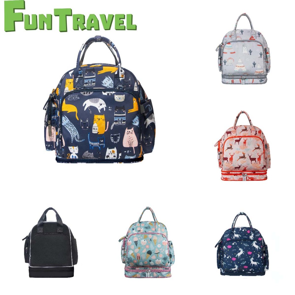 FUNTRAVEL Baby Mummy Diaper Large Capacity Nappy Backpack Multi ...