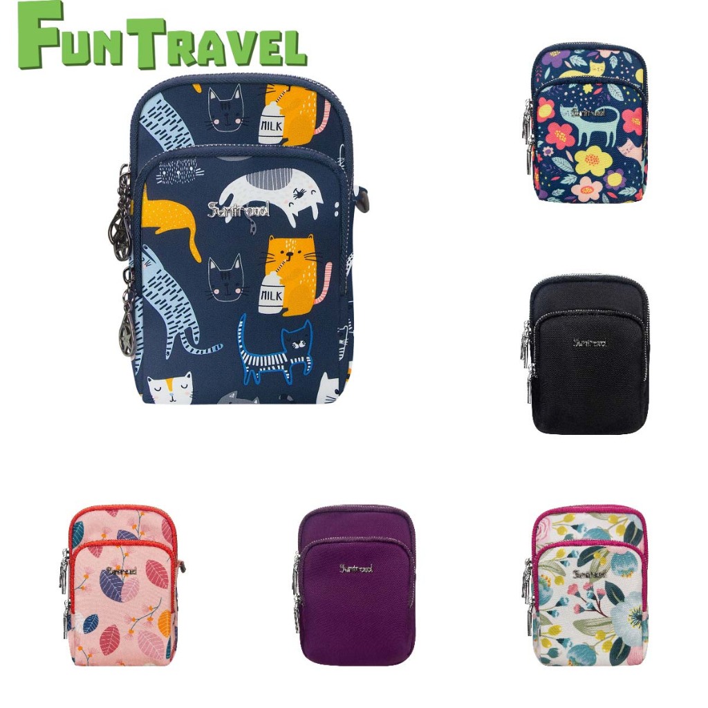 FUNTRAVEL Women Shoulder Messenger Summer Mobile Phone Bag ...