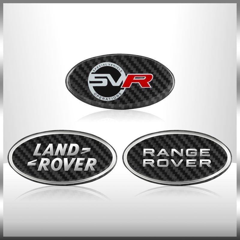 Car Front Grille Emblem Rear Trunk Badge Sticker for Range Rover Evoque ...