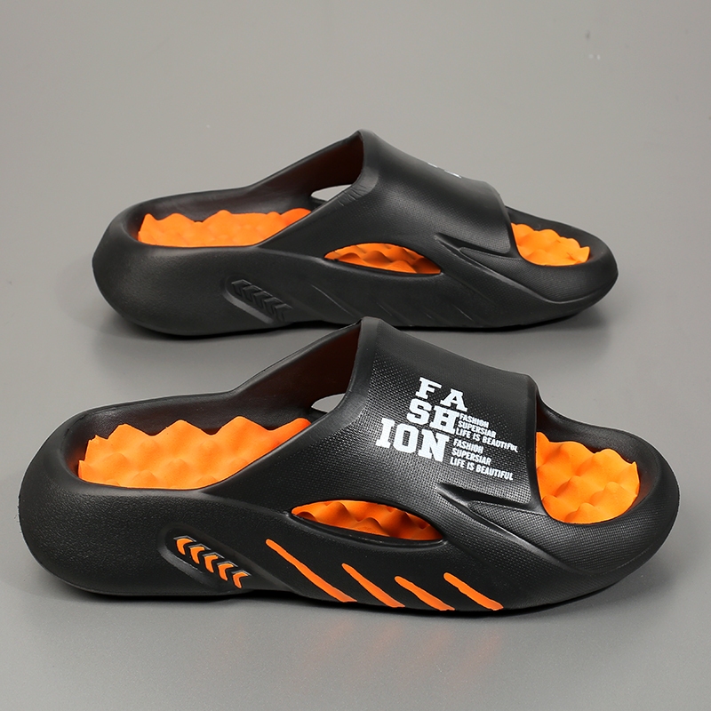 Tramp sense slippers men's summer breathable new trend non-slip indoor ...