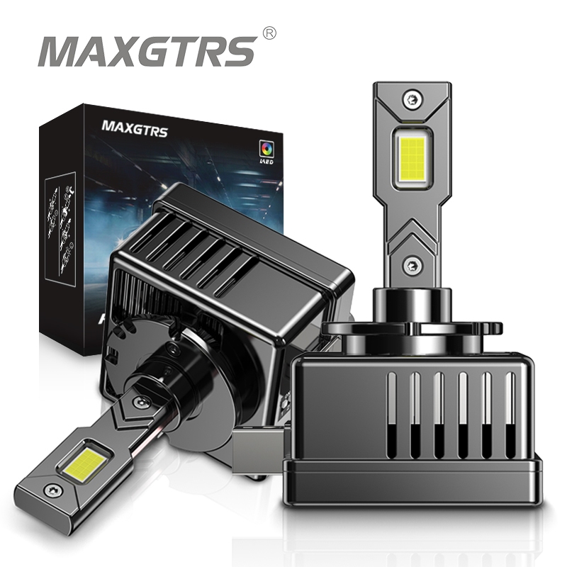 MAXGTRS 2x D1S D4S D4R D2R D2S LED Headlight Bulbs 6000K White Conversion Kit Plug and Play ...