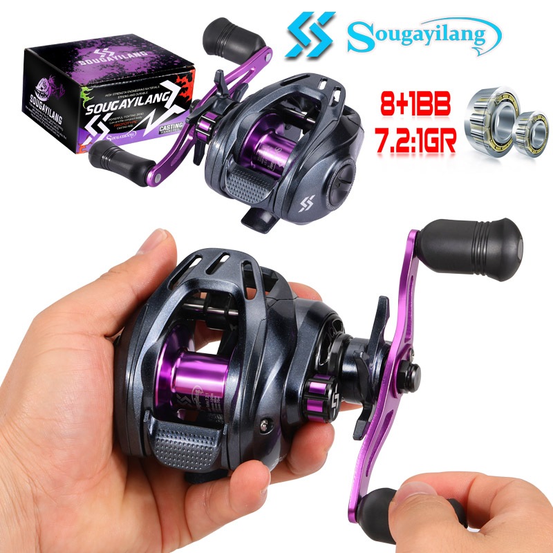 Sougayilang Fishing Reel - Durable Right and Left Hand Fishing Gear ...