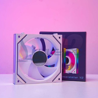 Jungle Leopard Interstellar V2 CPU Block Fan ARGB 120mm White Prism ...
