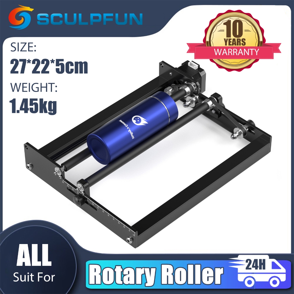 SCULPFUN Laser Engraver Roller Y-axis Rotary Roller for Engraving ...