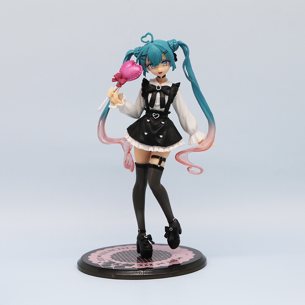 19cm Japan Anime Virtual Idol Hatsune Miku Figure Miku Vocaloid Love ...