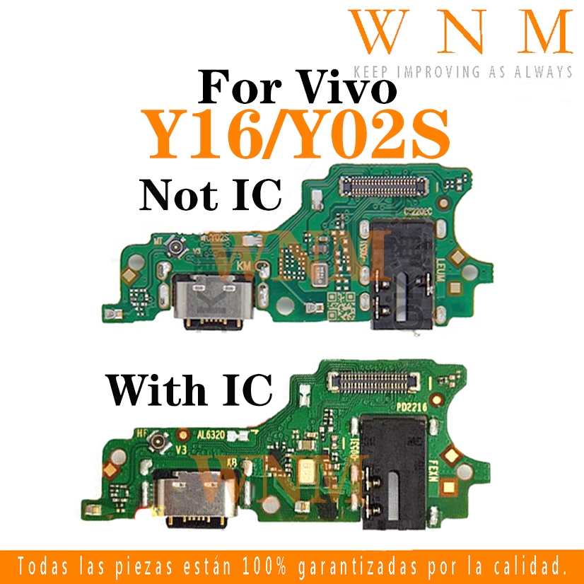 New Original For VIVO Y16 / Y02S with IC USB Charging Port Dock Connector Charge Board Flex ...